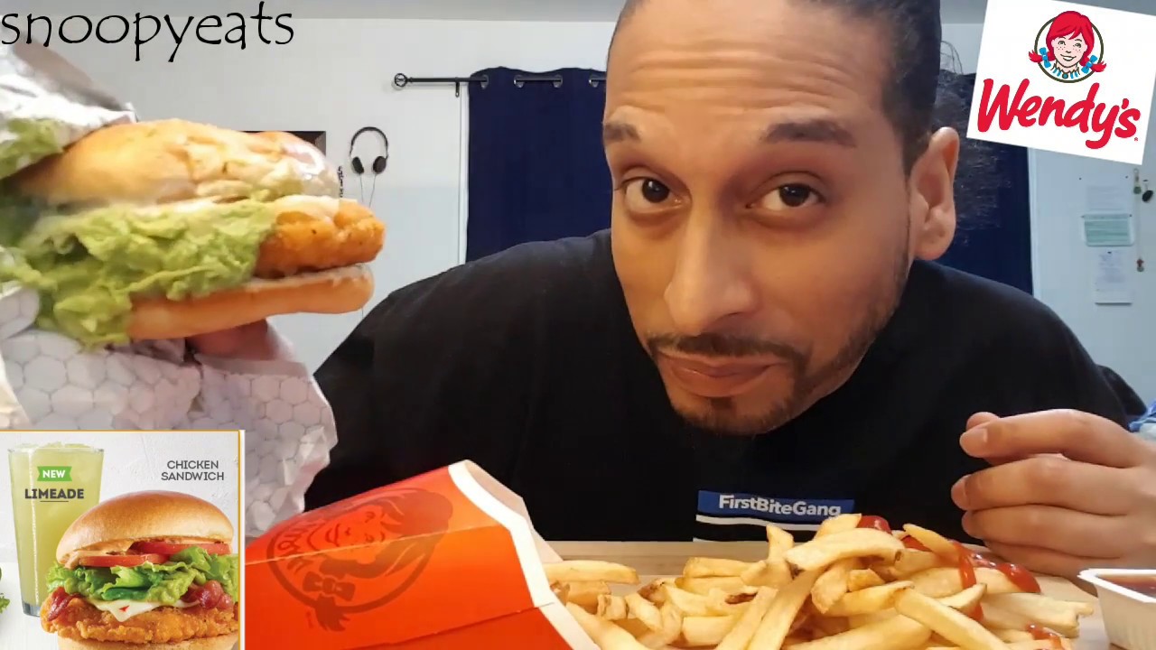 Wendy's SouthWest Avocado Chicken Sandwich | Chit Chat| Eating Show ...