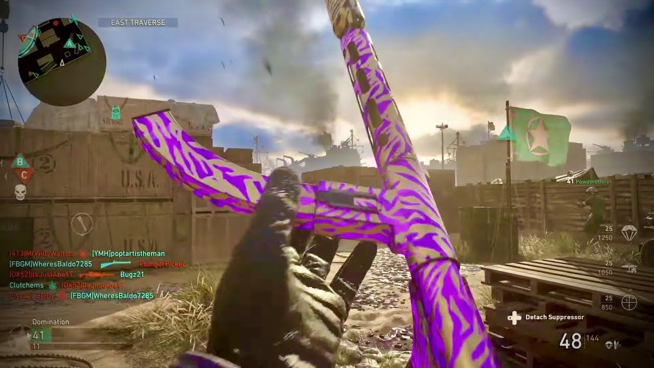 123 kills w/ Erma Emp on Shipment 1944 Call of Duty: WW2 - YouTube