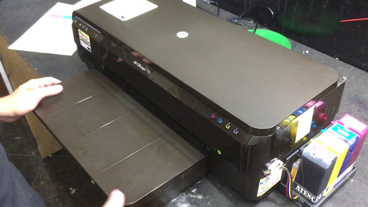 DICAS DE USO IMPRESSORA HP 7110 + KIT BULK INK! - YouTube