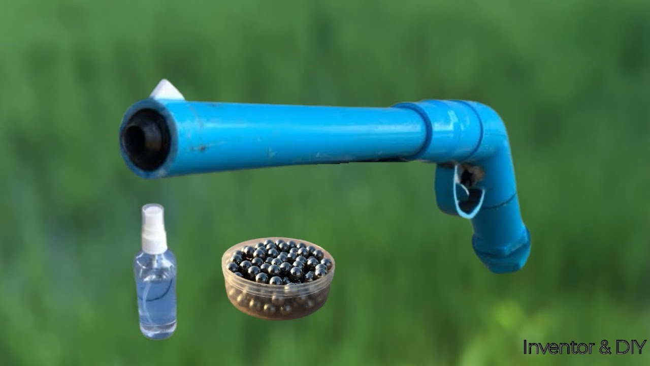 Creative | Unique Making using the Can Alcohol PVC Powerful Slingshot ...