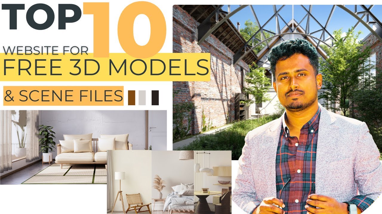 Best Websites for 3D Models & Scene Files! For Free! - YouTube