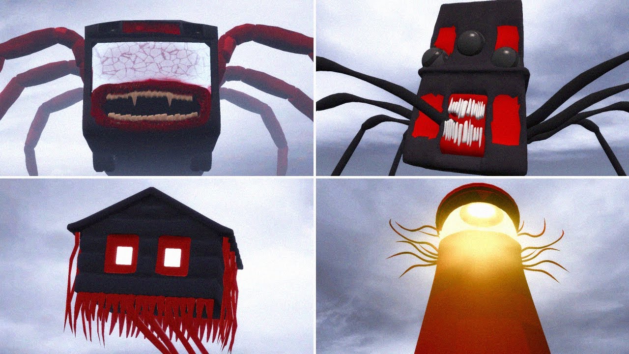 BUS EATER.EXE, HOUSE HEAD.EXE, LIGHT HOUSE.EXE, LIVING BUILDING.EXE ...