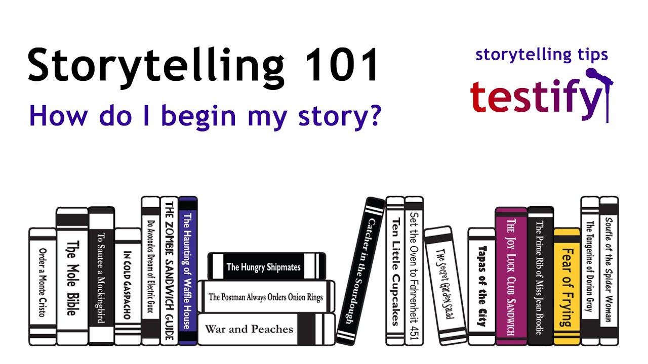 Storytelling 101: How do I begin my story? - YouTube