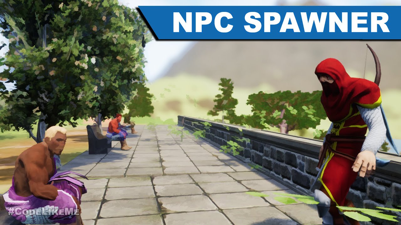 Open World NPC Spawner - UE4 Tutorial #384 - YouTube