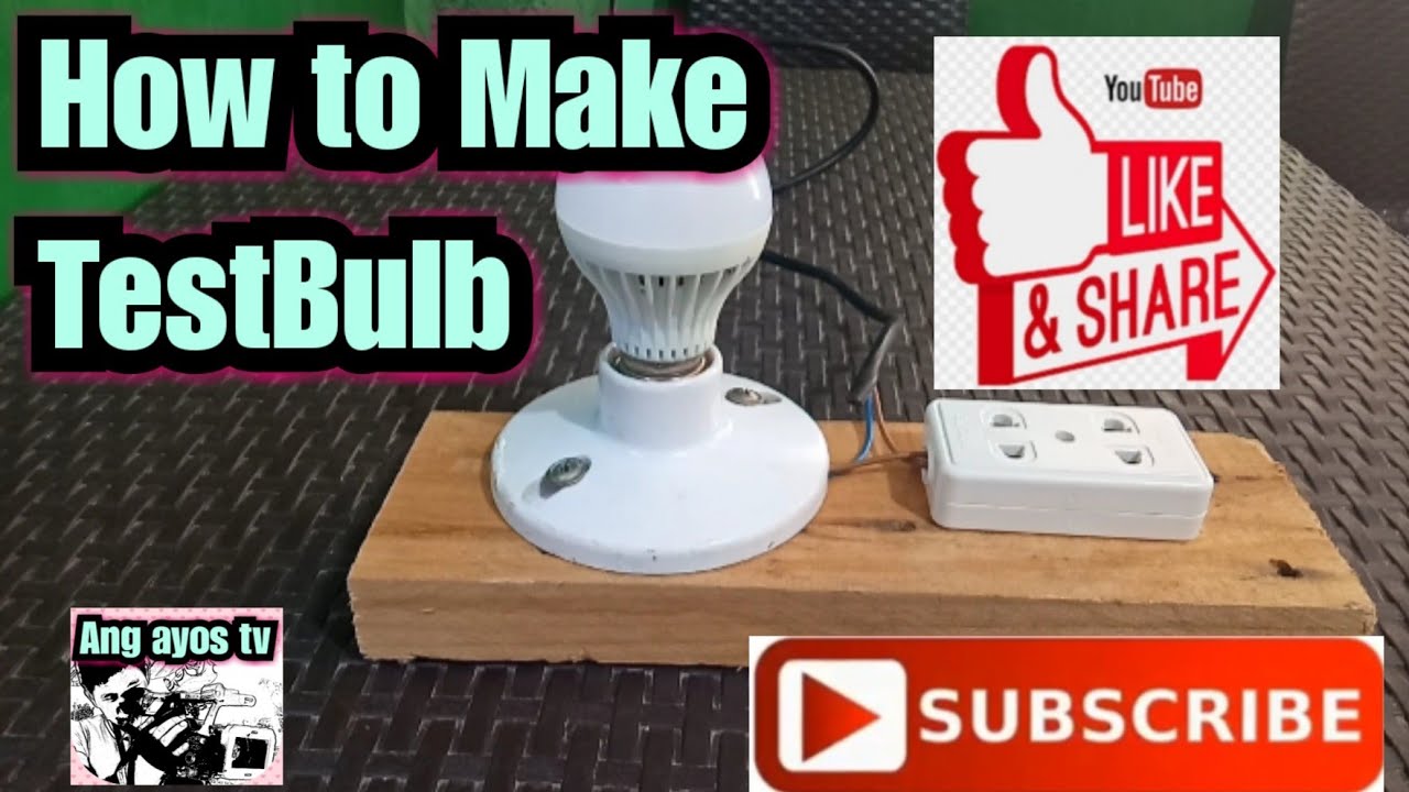 DIY TEST BULB - YouTube