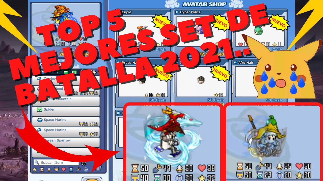 🔴TOP 5 MEJORES SET DE BATALLA 2021 | Dragonbound | 🔥Le Gana al Set ...
