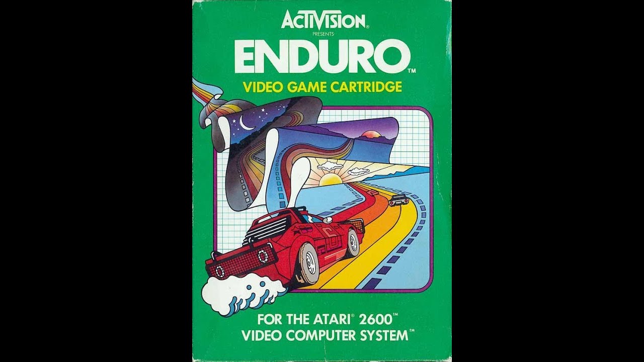 Atari 2600 - Enduro (Activision) - YouTube