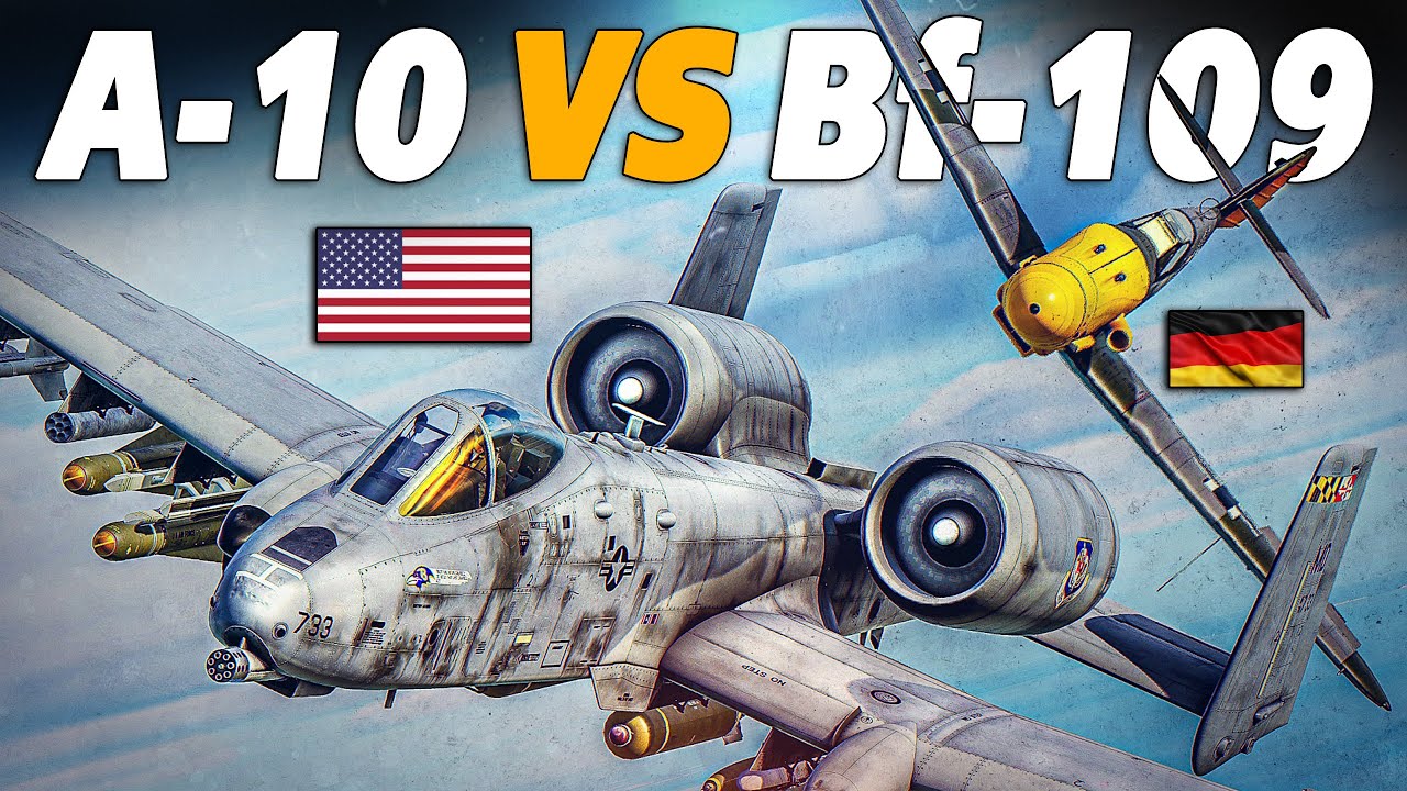 USA vs Germany | A-10 Warthog Vs Bf-109 Dogfight | Digital Combat ...