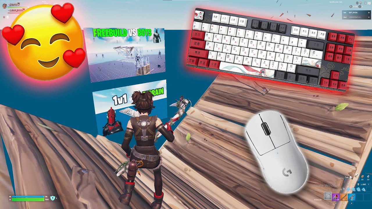 Chill ASMR🤩 1v1 MARTOZ BUILD FIGHT🏆Satisfying Fortnite Keyboard Sounds ...