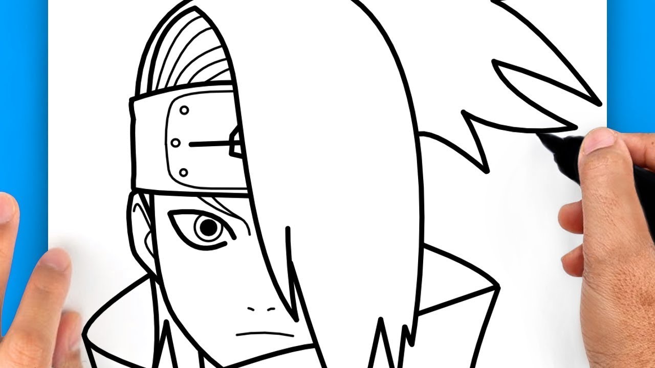 COMMENT DESSINER DEIDARA FACILEMENT | DESSIN DE DEIDARA FACILE - YouTube