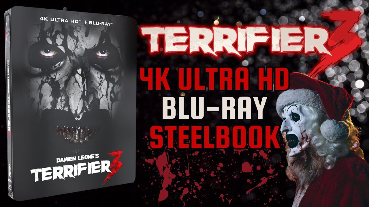 Terrifier 3 4K Ultra HD + Blu-ray Limited Edition Steelbook - YouTube