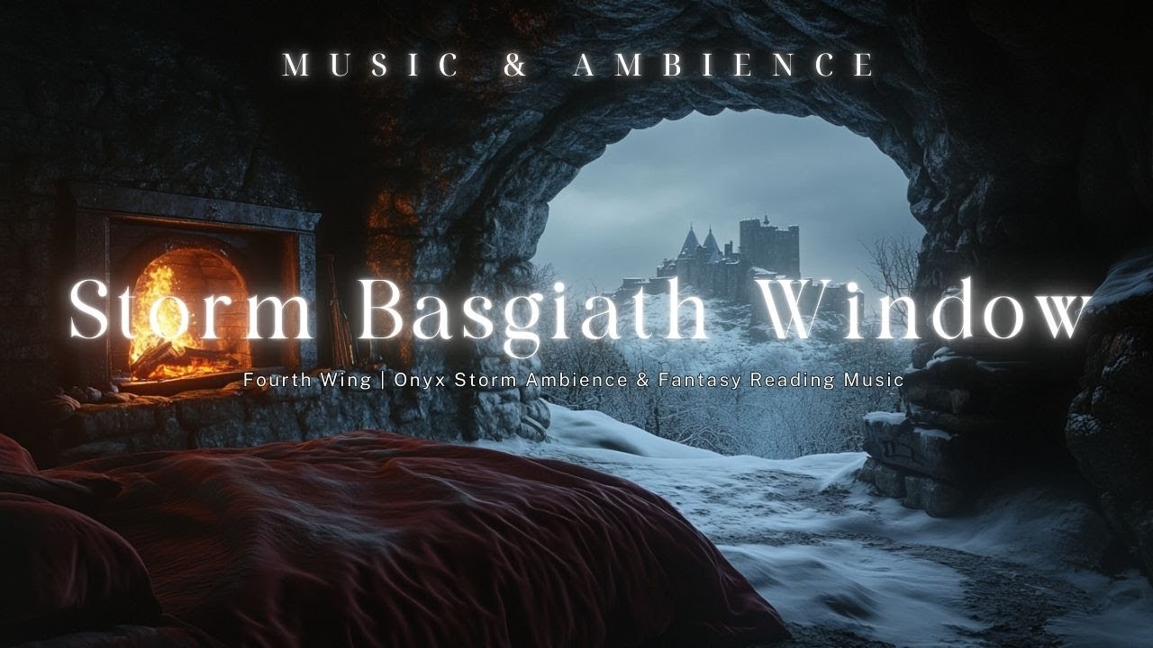 Fourth Wing | Onyx Storm Ambience & Fantasy Reading Music | Perfect Background Reading Session ...