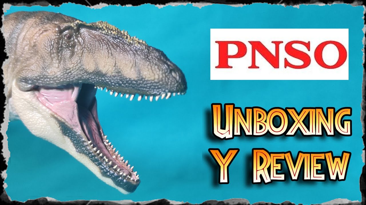Unboxing y Review de Carcharodontosaurus "Gamba" PNSO !!!!! - YouTube