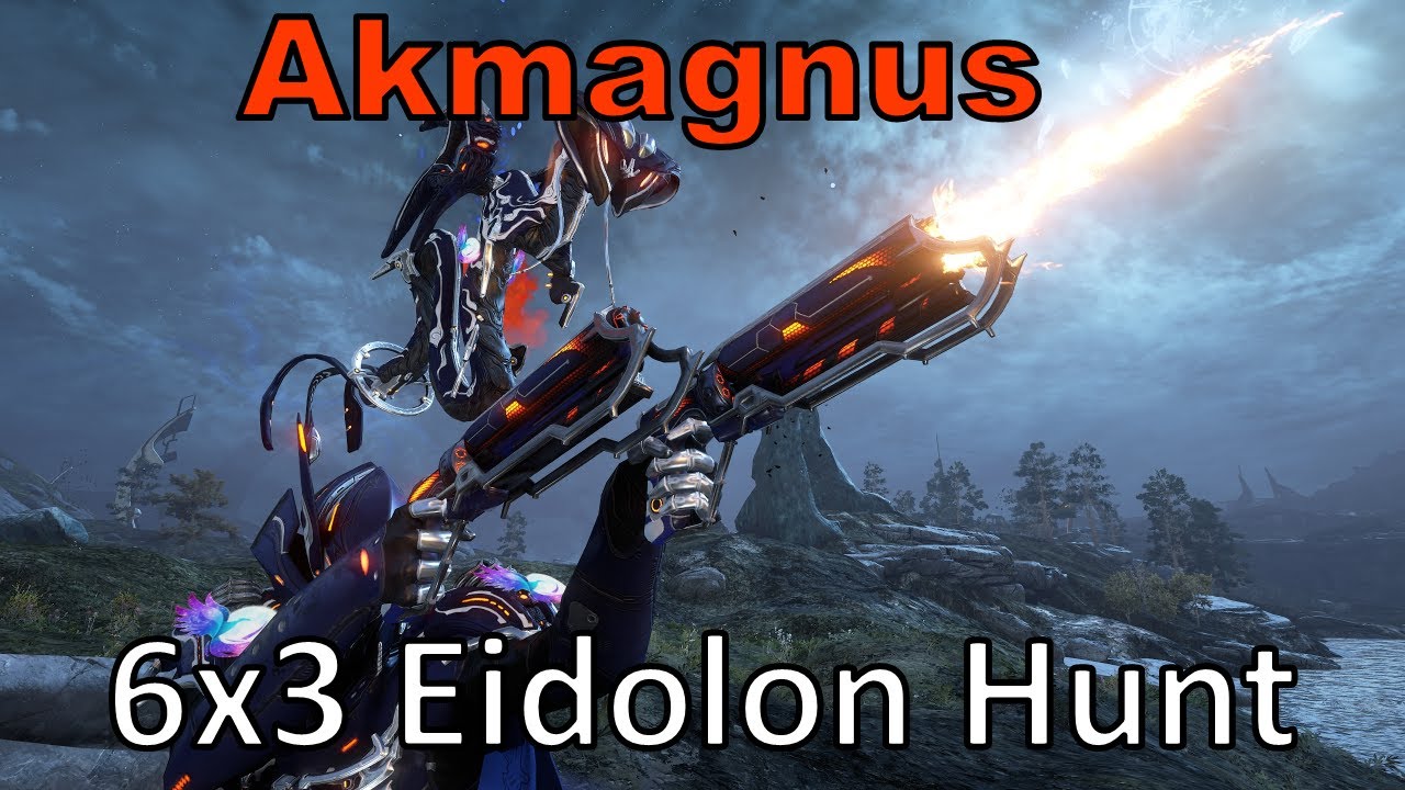 Akmagnus 6x3 (Warframe, 18 Eidolons in 1 Night Cycle, Unairu Wisp DPS ...