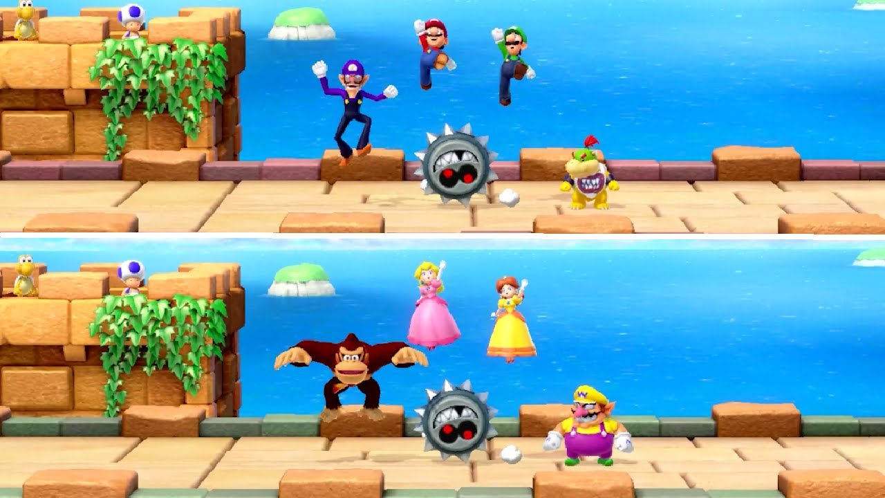 Mario Party Series - All 8 Player Minigames (Master CPU) - YouTube