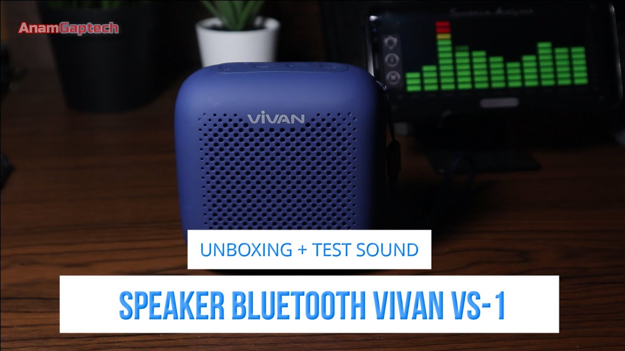 Speaker Bluetooth VIVAN VS1 - UNBOXING + TEST SOUND - YouTube