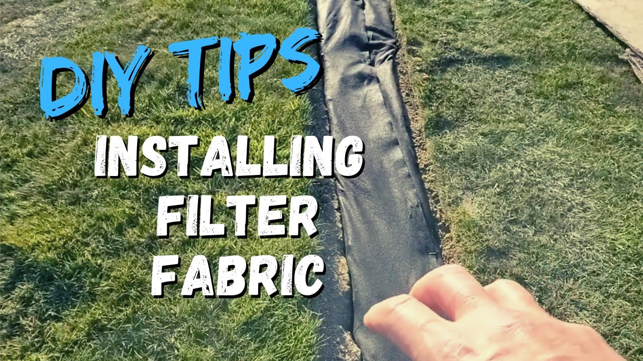 How to Install Drainage Filter Fabric: Michigan Licensed Builder Gives ...