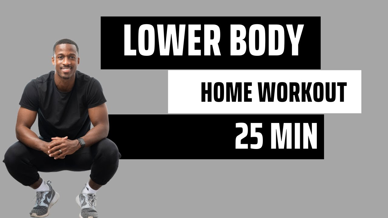 Lower Body Home Workout (no weights) | 25 Minutes - YouTube