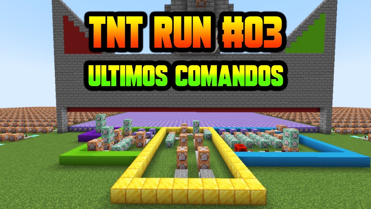 FINALIZANDO O MAPA - TNT RUN COM BLOCO DE COMANDO NO MINECRAFT (PT ...
