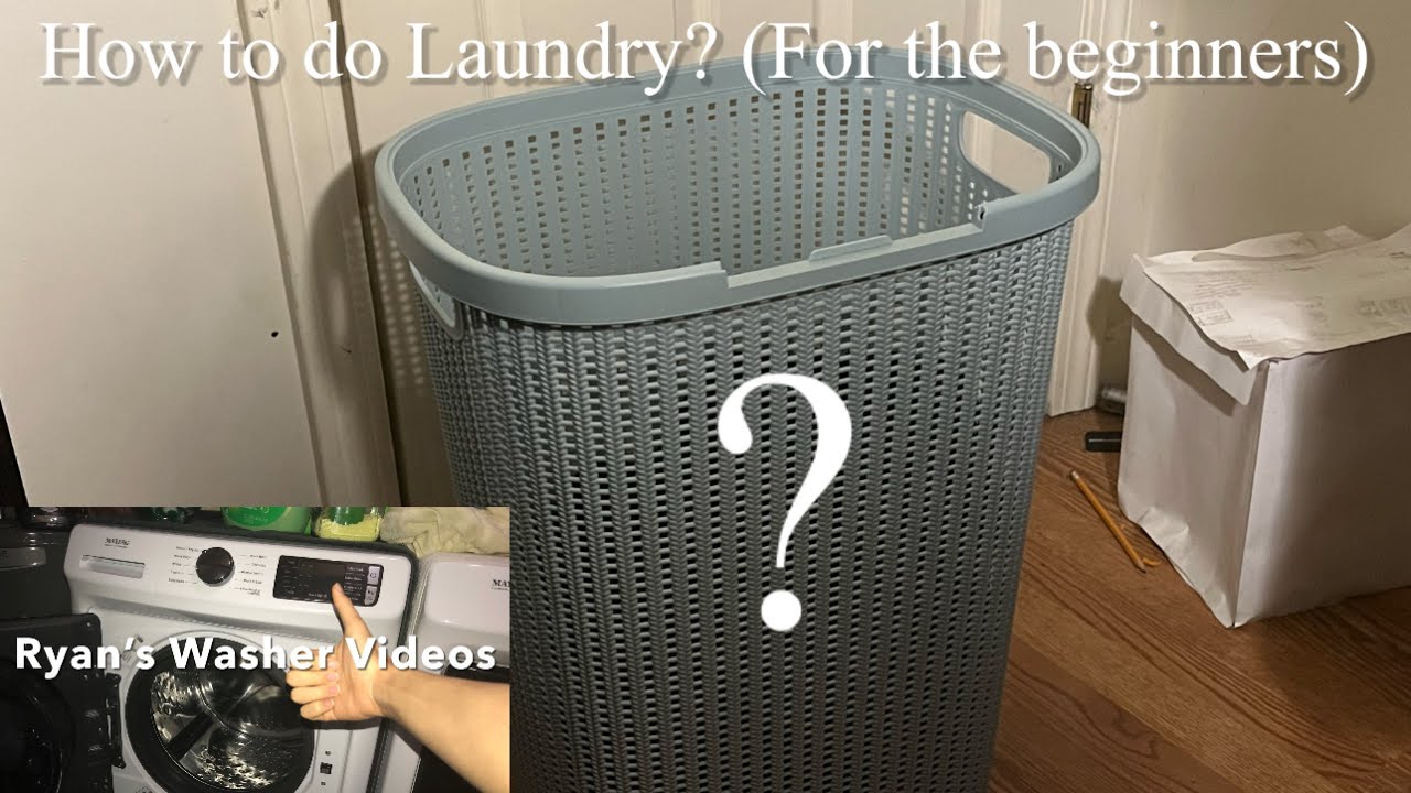 How to do Laundry? (For the Beginners) - YouTube
