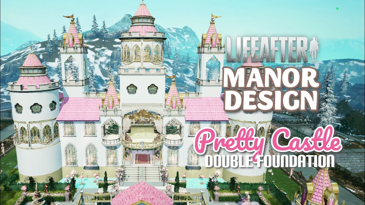 LifeAfter | Manor Design | Pretty Castle 🏰| Double Manor | How To Build ...