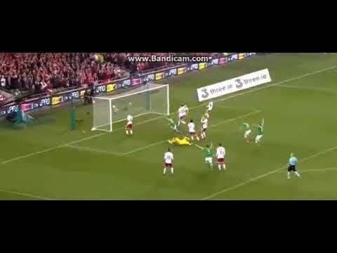 Goal  Shane Duffy   Ireland [1-0] Denmark‬ [14/11/2017] HD
