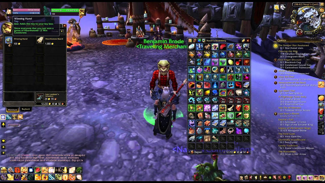 Benjamin Brode Garrison WoD (Winning Hand Hearthstone Board Toys Seller ...