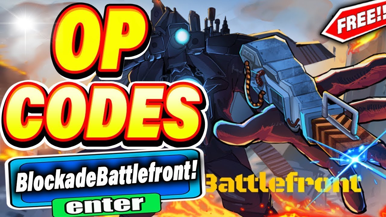 ALL NEW *SECRET CODES* IN ROBLOX BLOCKADE BATTLEFRONT (new codes in ...