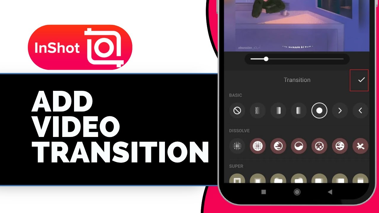 How to Add Video Transition in InShot | Transitions Between Clips - YouTube
