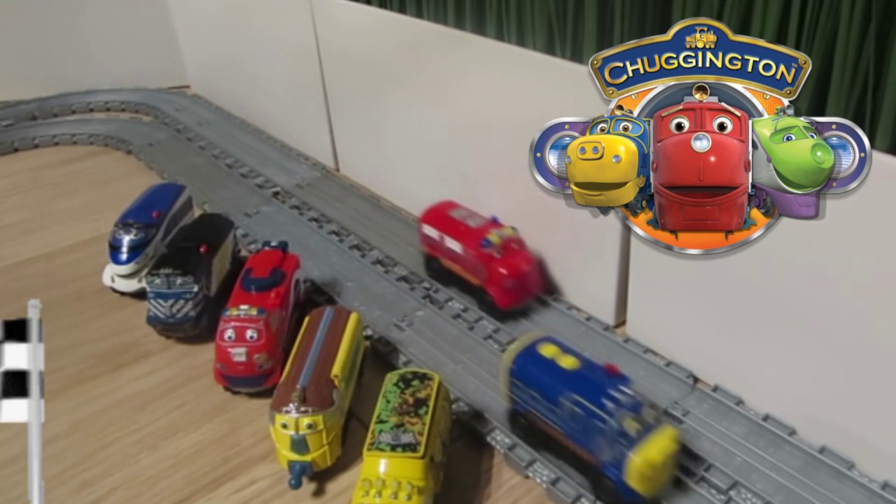 😂😂😂 Chuggington en Thomas de trein || TREINBAAN SPEELSET || Filmpje ...