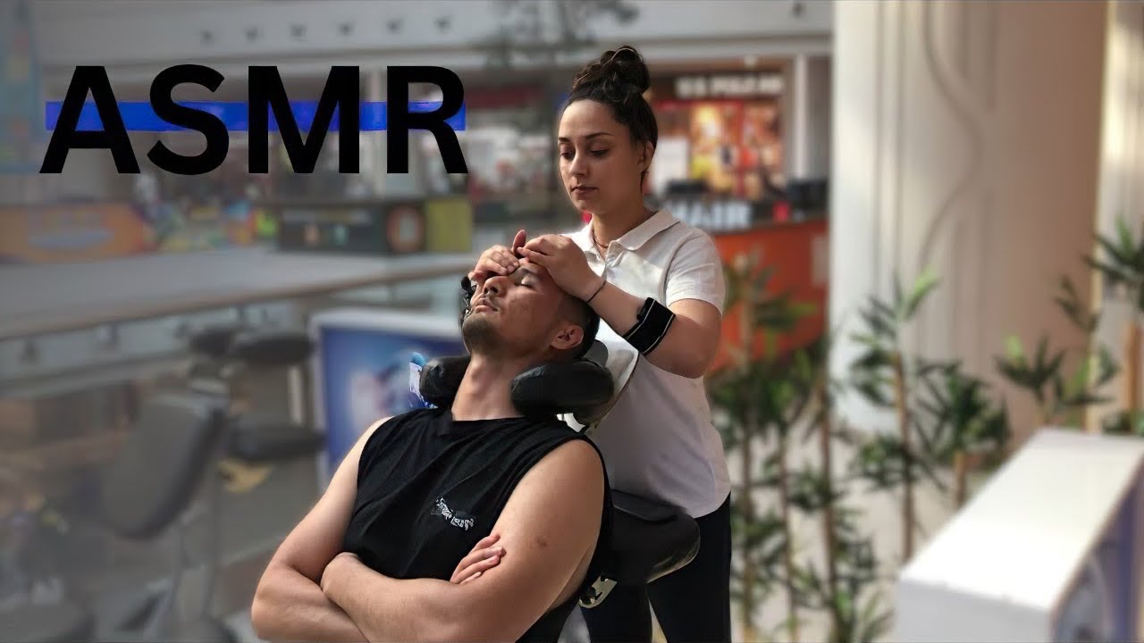 Asmr Mall Massage Neck And Face Massage With Lady Sedef Youtube