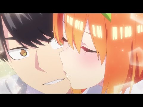 Yotsuba kiss Futaro and everyone shocked especially Miku  The Quintessential Quintuplets season 2