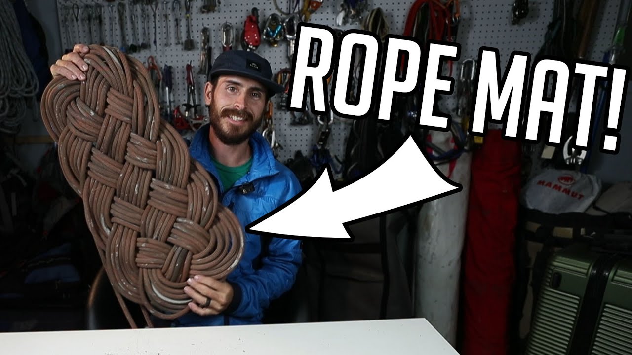 Cool DIY Rope Mat - Climbers Gift Idea! - YouTube