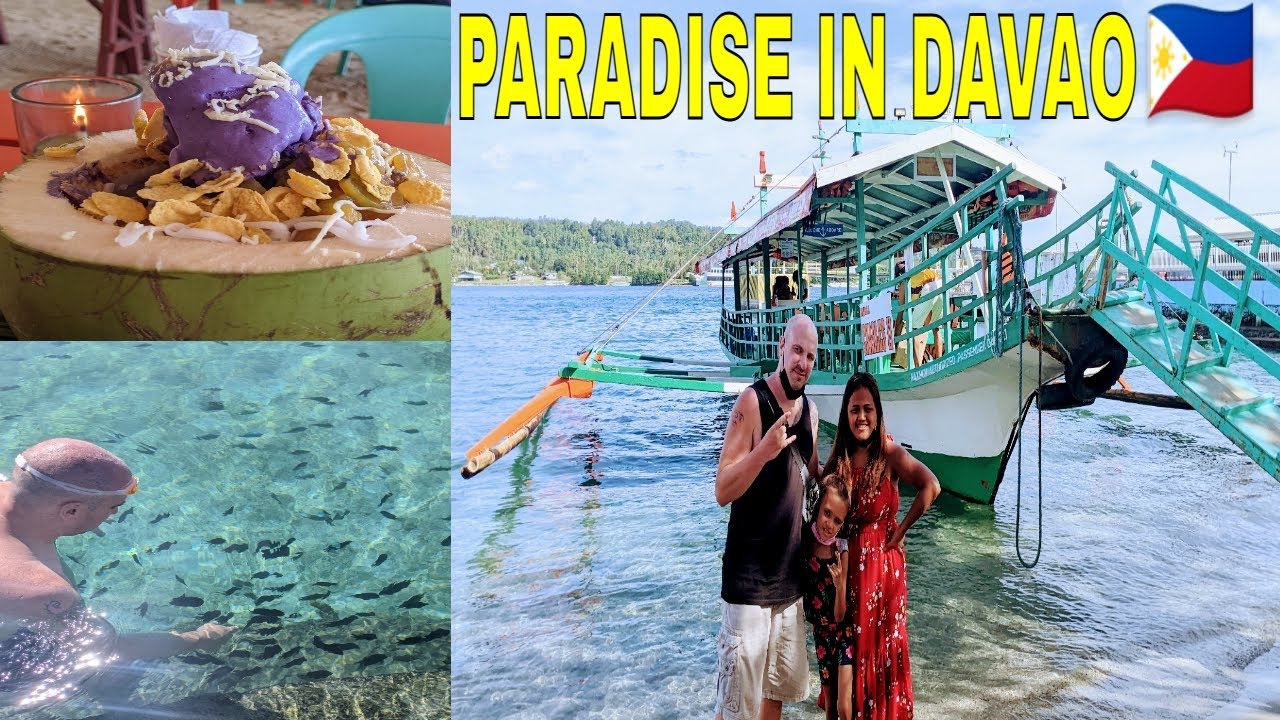 BEAUTIFUL BEACHES IN PHILIPPINES (10 MINUTES BOAT RIDE FROM DAVAO CITY ...