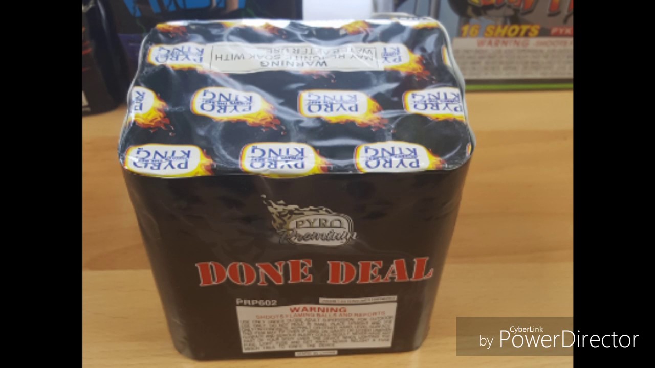 MUST HAVE: DONE DEAL / PYRO KING FIREWORKS @ KING of BOOM Fireworks ...