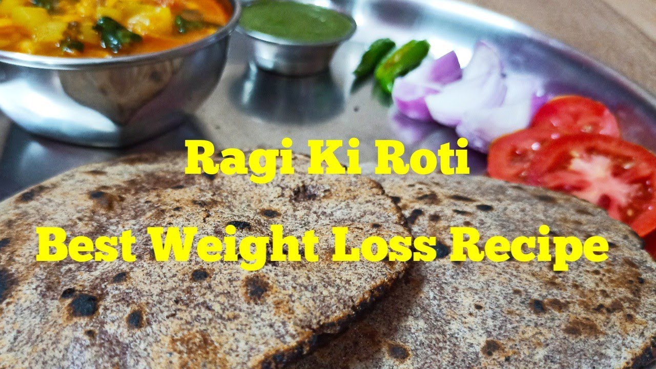 Weight Loss Roti Recipe/How To Make Soft Ragi Roti/Nachni Roti - YouTube