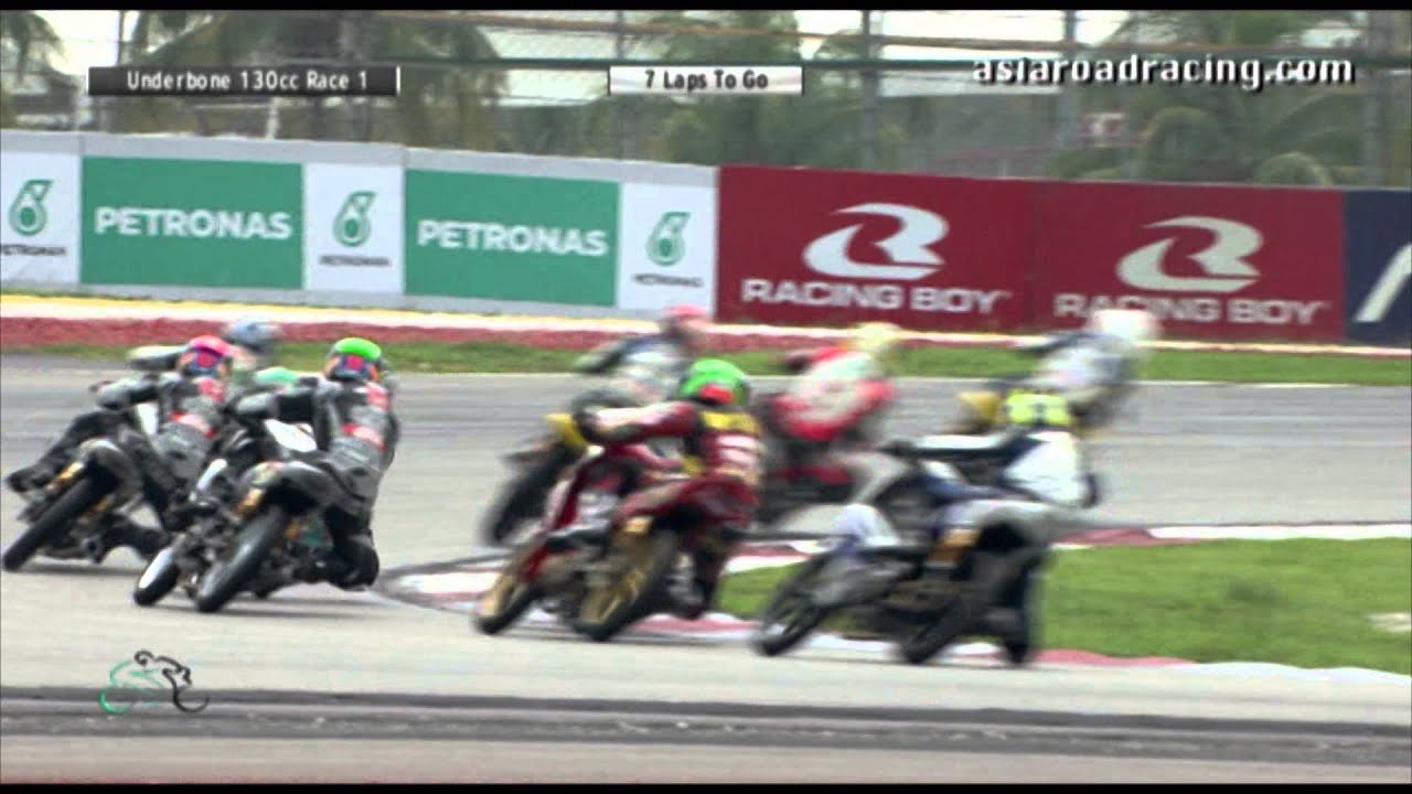 2014 ARRC Sepang - Underbone 130cc Race 1 (FULL) - YouTube