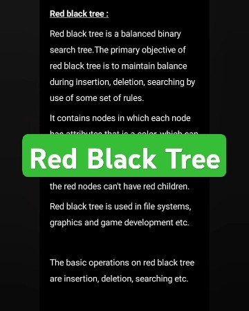 Red black tree algorithm #shorts #computerscience #study #python # ...