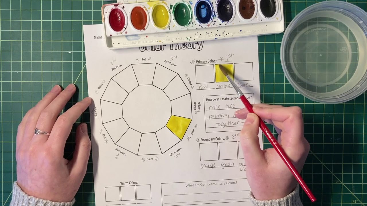 Color Wheel - Watercolor - YouTube