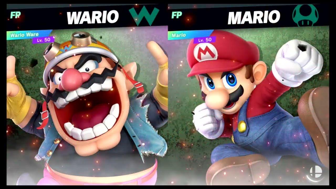 Super Smash Bros Ultimate Amiibo Fights – Wario vs the World #1 Wario vs Mario - YouTube