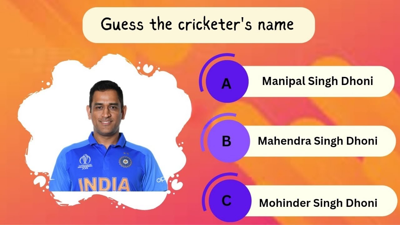Can You Guess The Cricketer In Just 3 seconds!! | Cricket Quiz | Easy ...