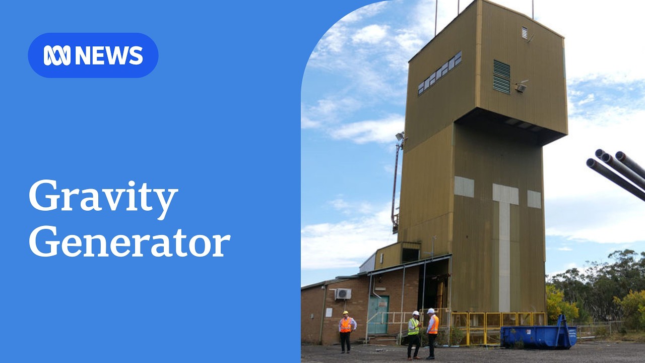Disused mine shaft to become gravitational energy storage site | ABC NEWS - YouTube