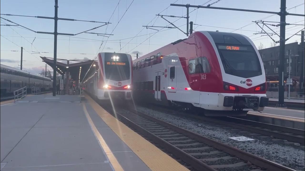 Caltrain emu - YouTube