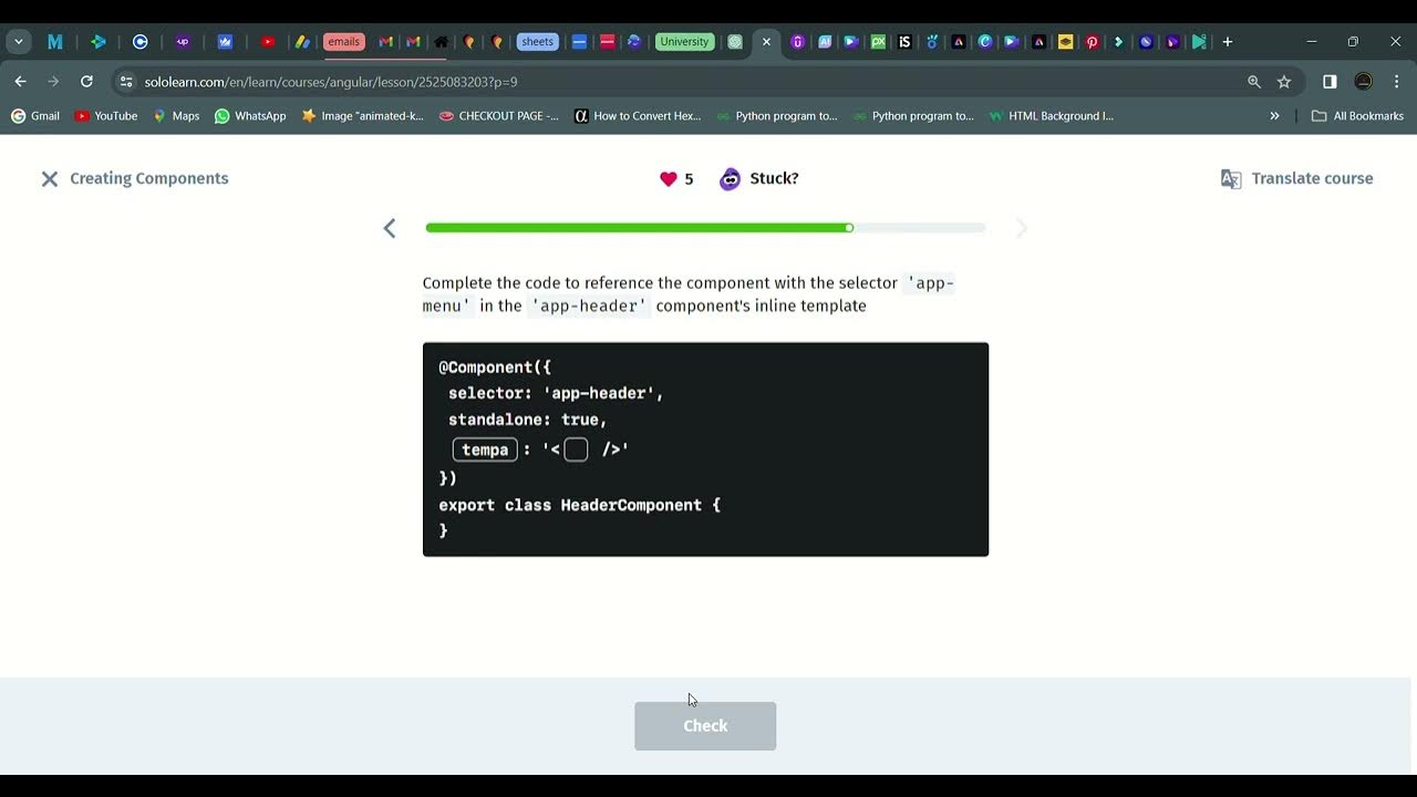 07 Creating Components | Angular | Sololearn - YouTube