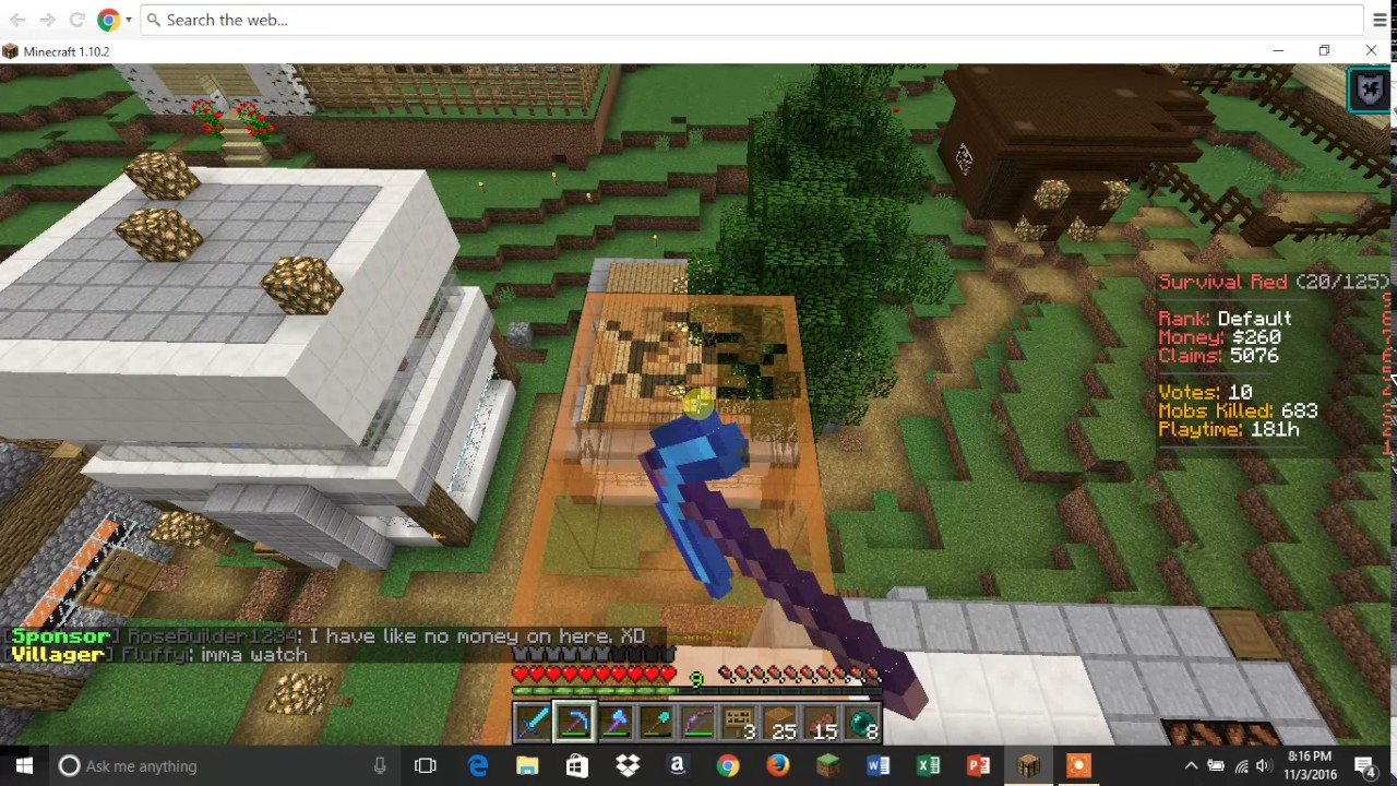 Minecraft bean blocks server e 48 - YouTube