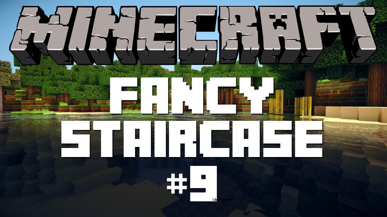 Vanilla Minecraft S1 #9 - FANCY STAIRCASE - YouTube