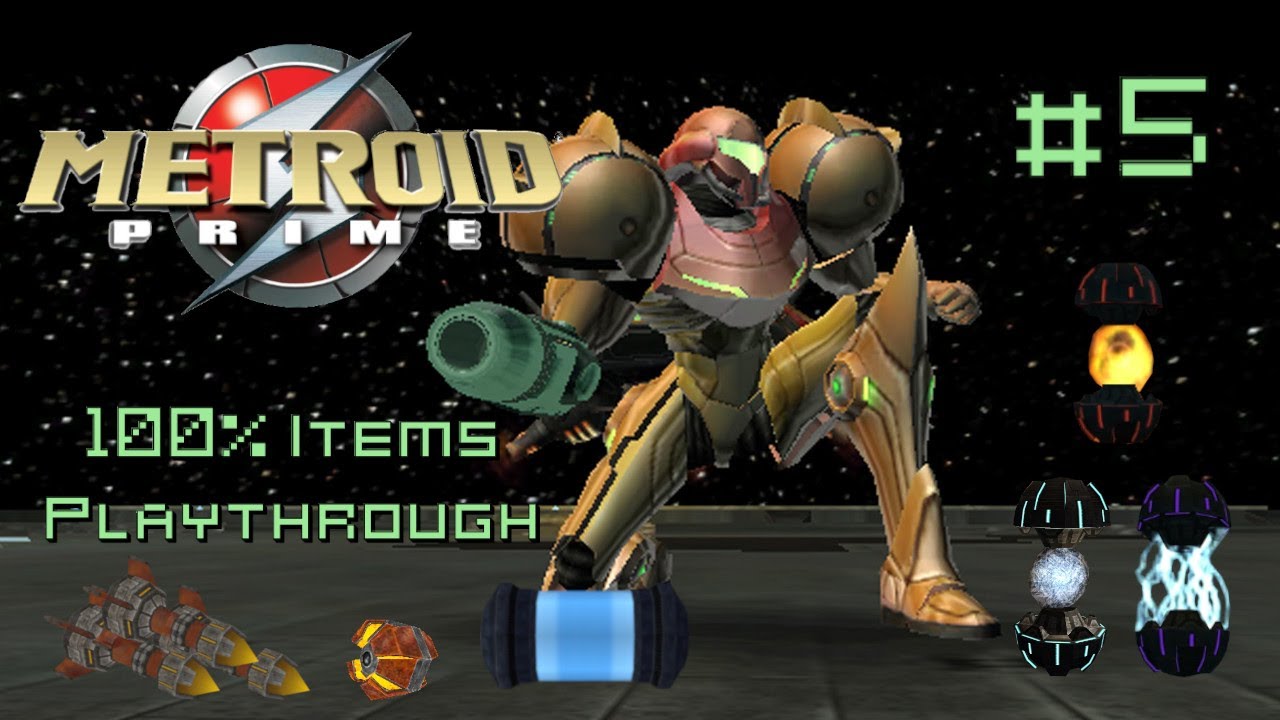 Metroid Prime 100% Items playthrough ep 5 - YouTube