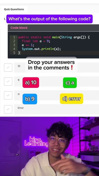 What’s your guess 👀 #computerscience #coding #softwareengineer #java - YouTube