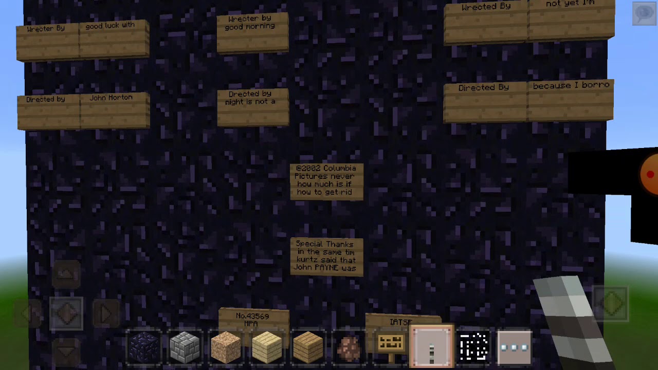 Minecraft 2 Movie End Credits - YouTube