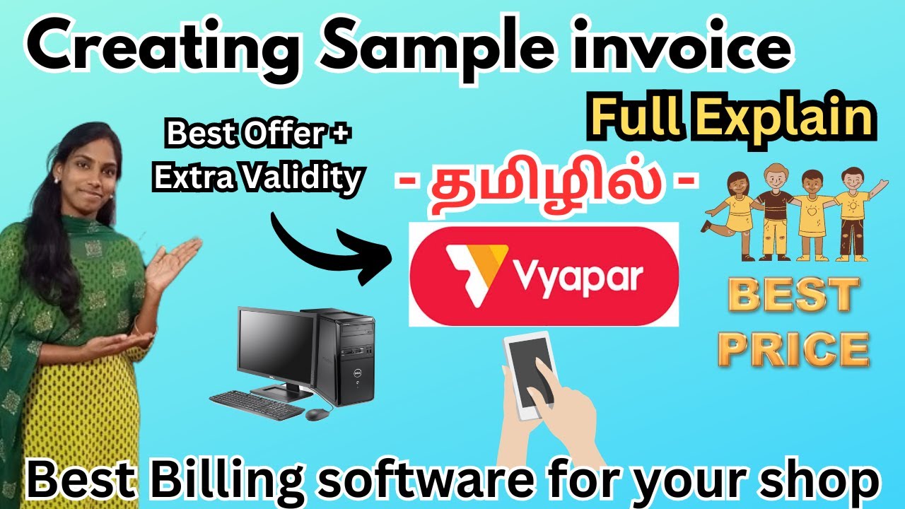 Getting started with Vyapar Installation, Adding company name, Creating ...